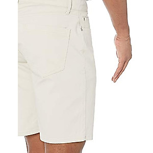 Amazon Essentials Men's Slim-Fit 9" Inseam Stretch 5-Pocket Short, Stone, 34