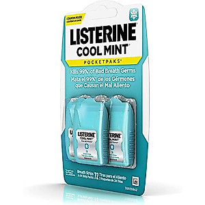 Listerine Cool Mint Pocketpaks, 24 count (pack of 6)