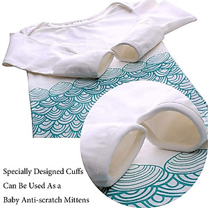 Newborn Gowns Long Sleeves Baby Sleep Bag Mermaid Newborn Clothes Baby Wearable Blanket Newborn Gift for Girls Boys