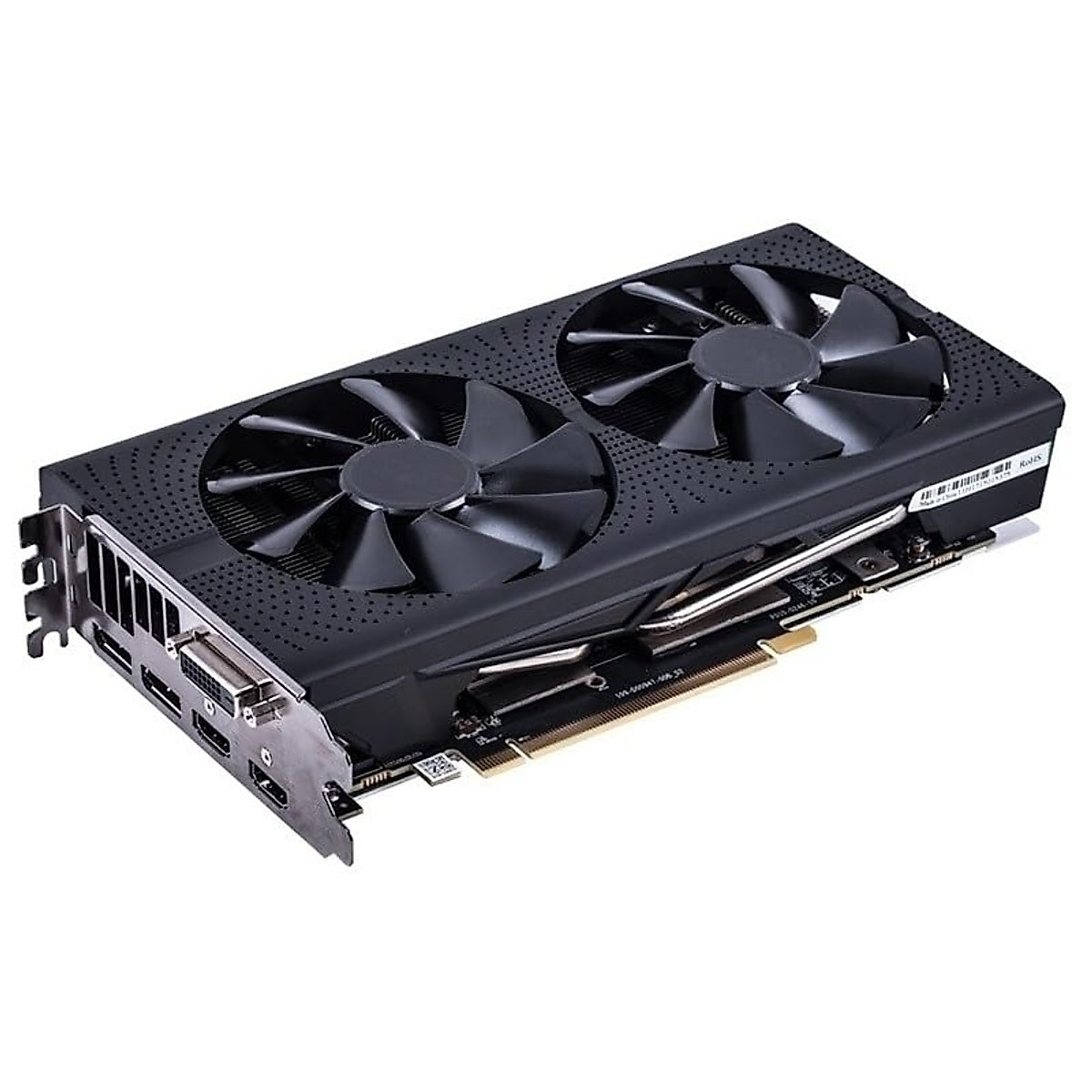 XUANMO AMD Radeon RX580 2048SP 8g Gpu Video Gaming Amd graphics card GDDR5 256-Bit Pc Gaming Video Card AMD 2XDP HDMI PCI Express 3.0 with Freeze Fan Stop for Desktop Computer Gaming Gpu