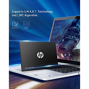 HP S750 1TB SATA III 2.5 Inch PC SSD, 6 Gb/s, 3D NAND Internal Solid State Hard Drive Up to 560 MB/s - 16L54AA#ABA