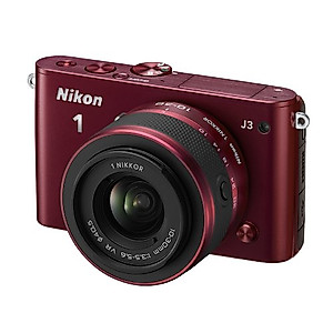 Nikon 1 J3 14.2 MP HD Digital Camera Body Only (Red)