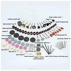 Cordless Die Grinder for Makita 18V Battery,1/4" Electric Compact Die Grinder-Cordless Rotary Tool Kit with 142 pcs Accessories for Grinding Carving Polishing