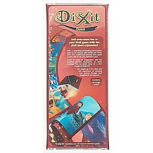 Dixit Quest Board Game - Expand Your Imagination with 84 New Cards! Creative Storytelling Game, Fun Family Game for Kids & Adults, Ages 8+, 3-6 Players, 30 Minute Playtime, Made by Libellud