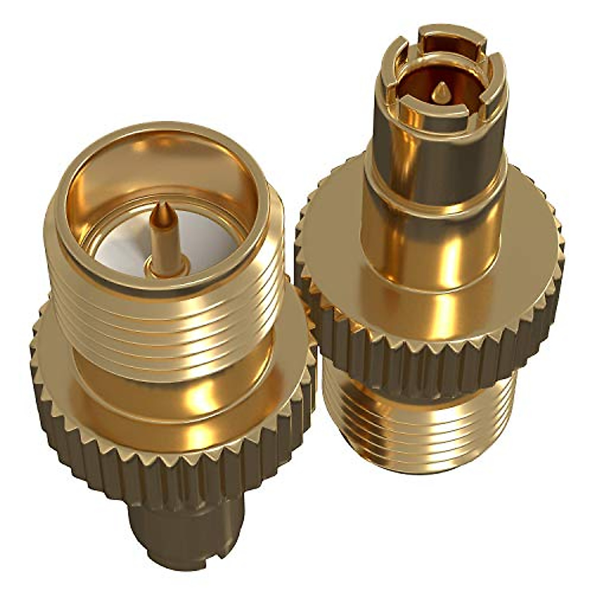 RP-SMA Female to TS9 Adapter (Pack of 2) Antenna Coax Extension Cable Converter fits 4G/LTE Mobile Hotspot, MiFi Router or Cellular Broadband Modem with TS-9 Male Plug Jack Connector -Tupavco TP1607