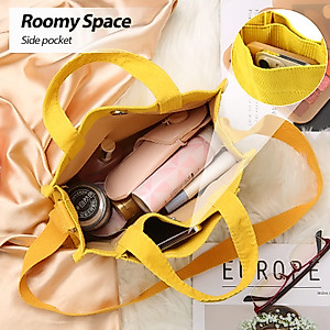 Women's Corduroy Fashion Satchel Designer Messenger Crossbody Hobo Handbag, Yellow