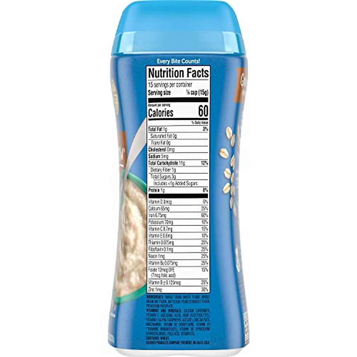 Gerber 2nd Foods Baby Cereal, Multigrain, 8 OZ (Pack of 3)