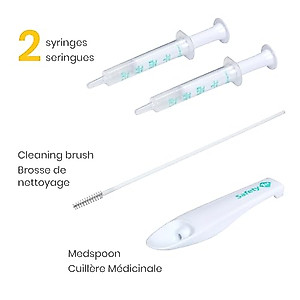 Safety 1st Fuss Free Medicine Spoon, Seafoam, One Size