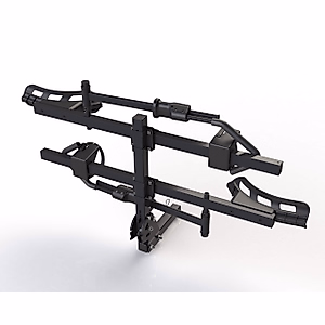 MAXXHAUL 50606 Hitch Style 2-Bike Carrier Platform Style Rack for Standard, Fat Tire, Electric Bikes 2" Hitch Receiver - 66 lbs Weight Capacity Per Bike