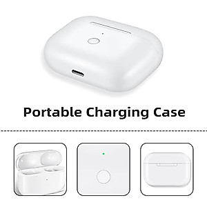 CIVPOWER Charging Case Only Compatible with Air Pod Pro 1st & 2nd Gen, Charger Case Replacement Compatible for Pro,Wireless Charger Case with Bluetooth Pairing Sync Button