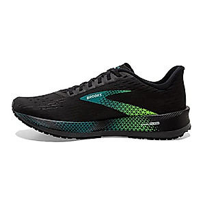 Brooks Men's Hyperion Tempo Road Running Shoe - Black/Kayaking/Green Gecko - 10 Medium