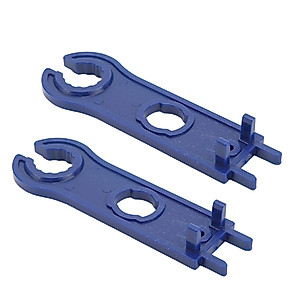 Tgoon Solar Panel Connector Spanner, Simple to Carry 1 Pair Rugged Easy Operation Rigid Plastic Solar Panel Connector Wrench for Maintenance