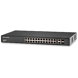 Signamax Signamax - C-100 24 Port Fast Ethernet PoE+ Switchwith 2 SFP Ports