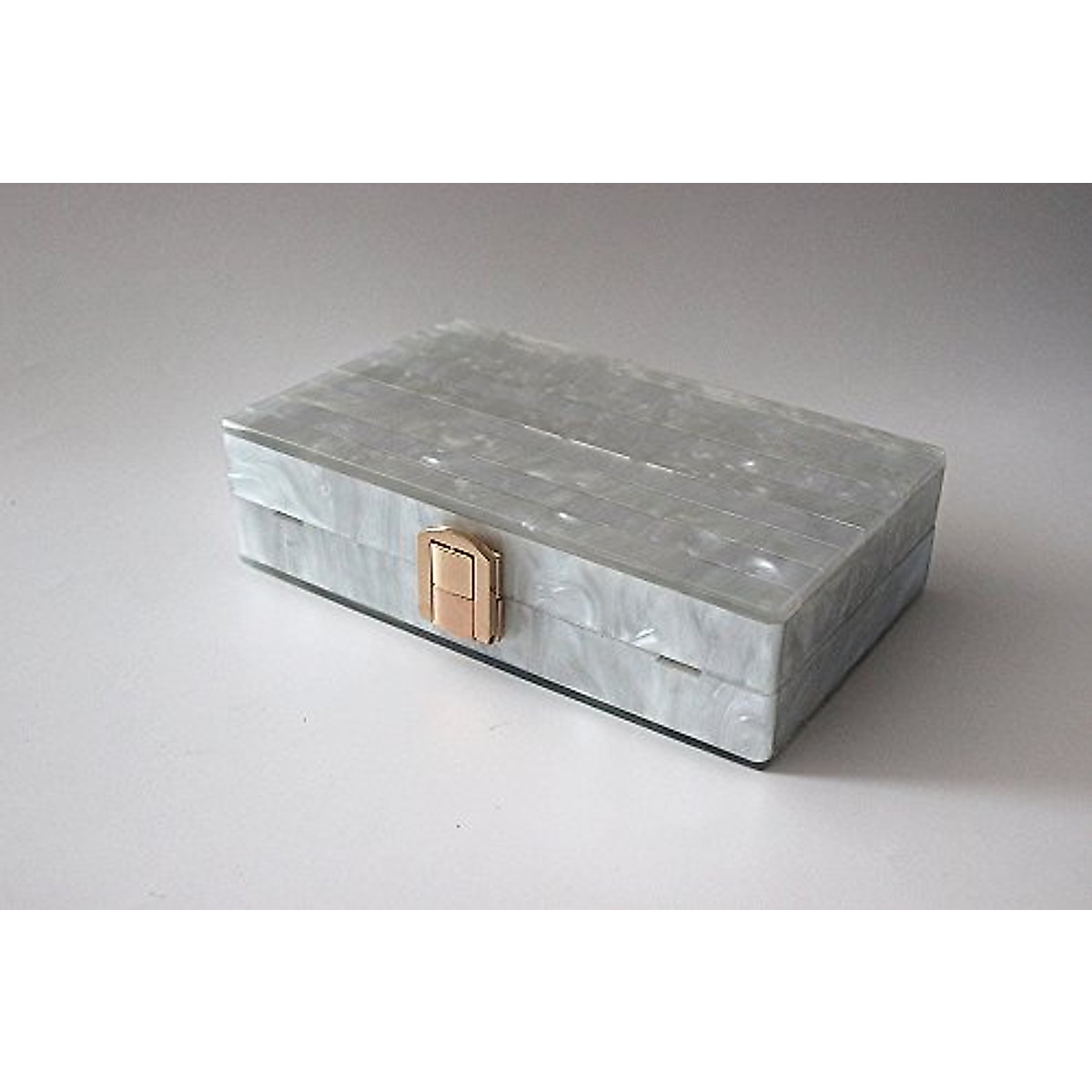 Dirmmis Brand Fashion Woman Evening Bags New Marble Solid Party Clutch Elegant Wedding Wallet Luxury Acrylic Handbag, White