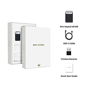 HUION Mini KeyDial KD100 Wireless Express Key Remote Control Shortcut ...