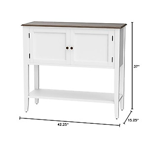 Hillsdale Furniture Server White