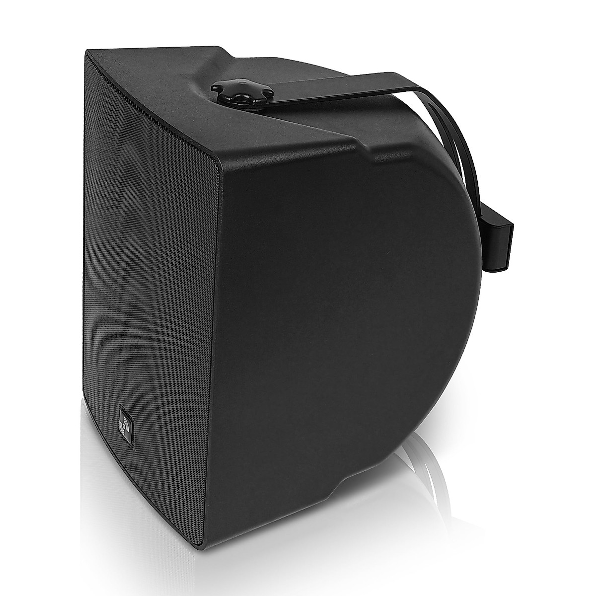 Sound Town Pair of 8" Weather-Resistant Surface-Mount Speaker, Indoor/Outdoor, 70V/100V/8ohm, for Home & Commercial Installation, Black (TARVOS-8B-PAIR)