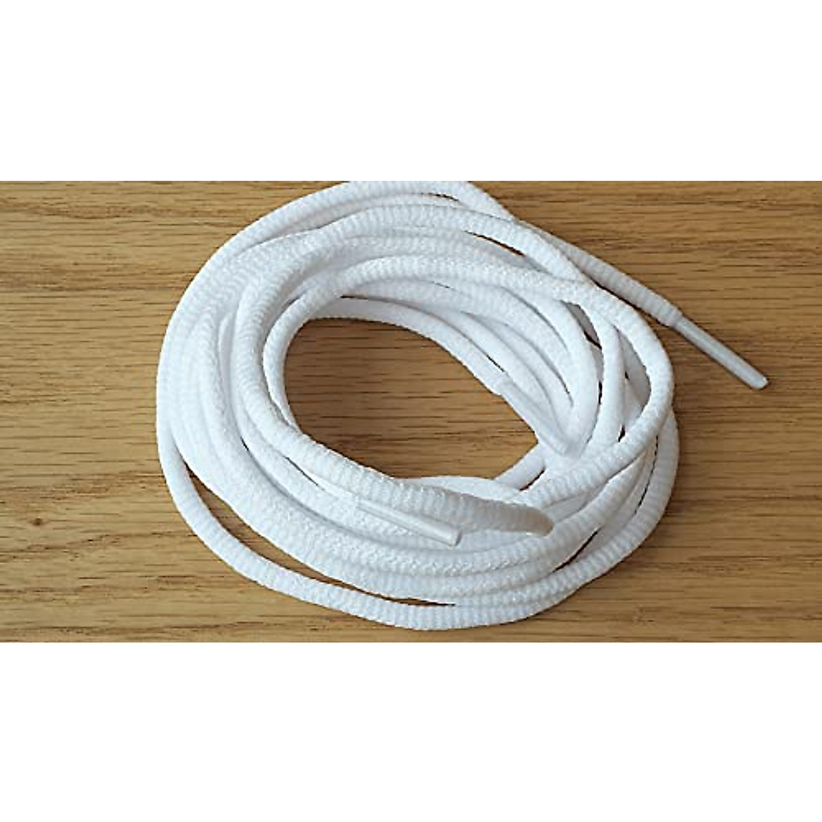 Jordan 13 Laces | Replacement Laces - White Round Shoe Laces, Round Athletic Shoe Laces, Jordan Shoe Laces White (White, 63")