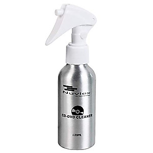 CD DVD Cleaner Solution Spray Fluid - Premium Compact disc Cleaning Kit with Anti-Static Microfiber Cloth Glove 4oz