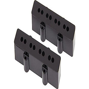 Fender Pure Vintage Pickup Covers, Jazz Bass - Black