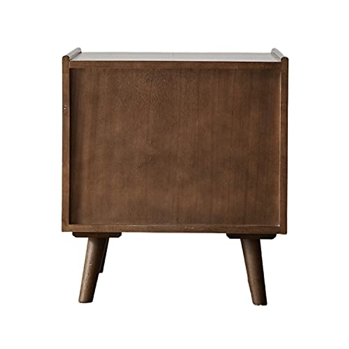 ESPSENT Modern 2-Drawer Nightstand Bedside Table Solid Wood Sofa Side End Table Bedroom Night Stand with Legs