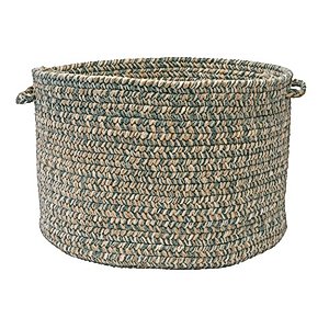 Colonial Mills Tremont Utility Basket, 14 by 10-Inch, Teal