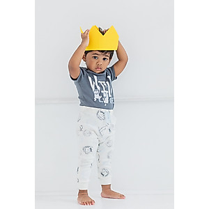 Warner Bros. Where the Wild Things Are Baby Boys Bodysuit & Pants & Hat Gray/Yellow/White 12 Months