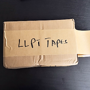 LLPT Kraft Paper Gummed Tape Recyclable Writable Tearable for Carton Sealing Photo Frame Seal 3” x 165 Ft Color Brown (PGB130)