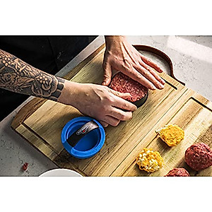 Napoleon Barbecue Grill Accessory 70060 - Gourmet Burger Press Kit - Hamburger Press, Slider Press, Make Homemade Hamburgers and Sliders, Easily Make Stuffed Burgers on BBQ, Dishwasher Safe