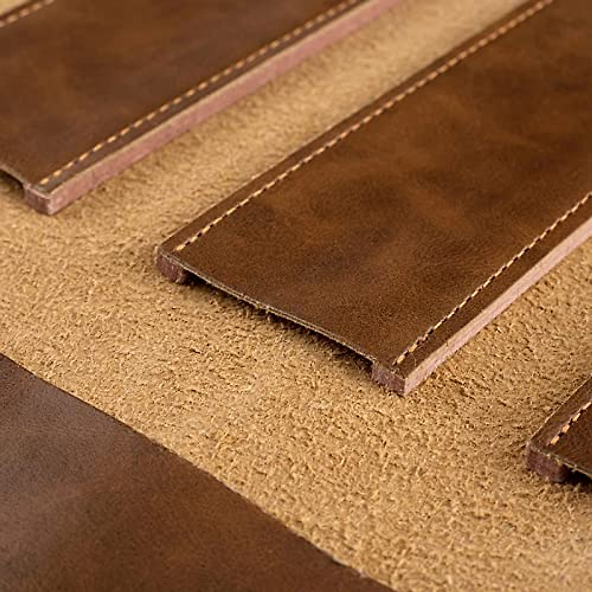 PU Leather Roll Bag Carry Case, Portable with Five Slots, Professional Chef Bag for Cooking Accessories, Cooking Kitchen Tools Gift Kitchen