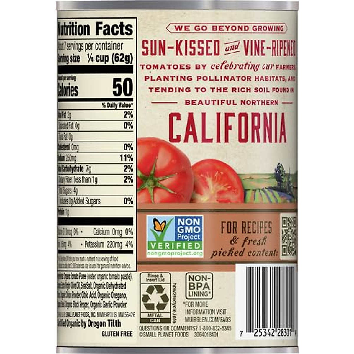 Muir Glen Organic Pizza Sauce, 15 oz.