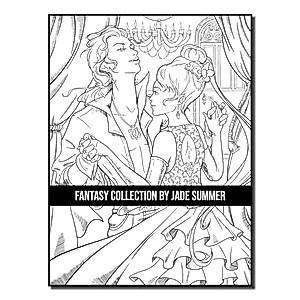Fantasy Collection: An Adult Coloring Book with 100+ Incredible Coloring Pages of Mermaids, Fairies, Vampires, Dragons, and More!