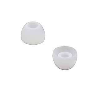 ALXCD Ear Tips for Powerbeats2 Wireless Headphone, SML 3 Size 6 Pair Silicone Replacement Earbud Tips & 2 Pair Double Flange Ear Tip Cushion, Fit for Beats Powerbeats 2 Wireless [8 Pair](Black/White)