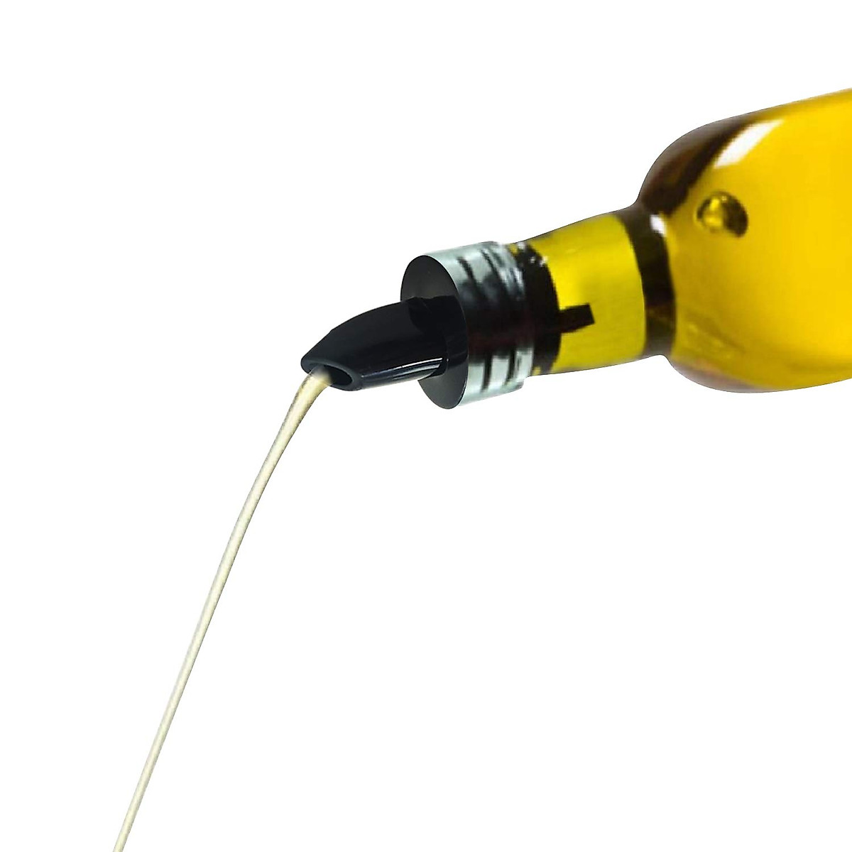 TADAE 20 Pack Liquor Bottle Pourers, Black