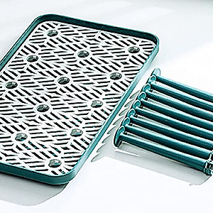 TOPINCN Cup Drying Rack, Bottle Drying Rack Stand Cup Drying Rack with Drain Tray Mug Tree Holder Bottle Drainer Stand for Kitchen (#2)