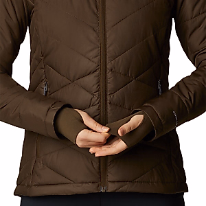 Columbia Heavenly Hooded Jacket Olive Green LG