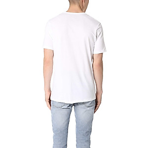 Calvin Klein Men's Cotton Classics Short Sleeve V-Neck T-Shirt, White (3 Pack), Large