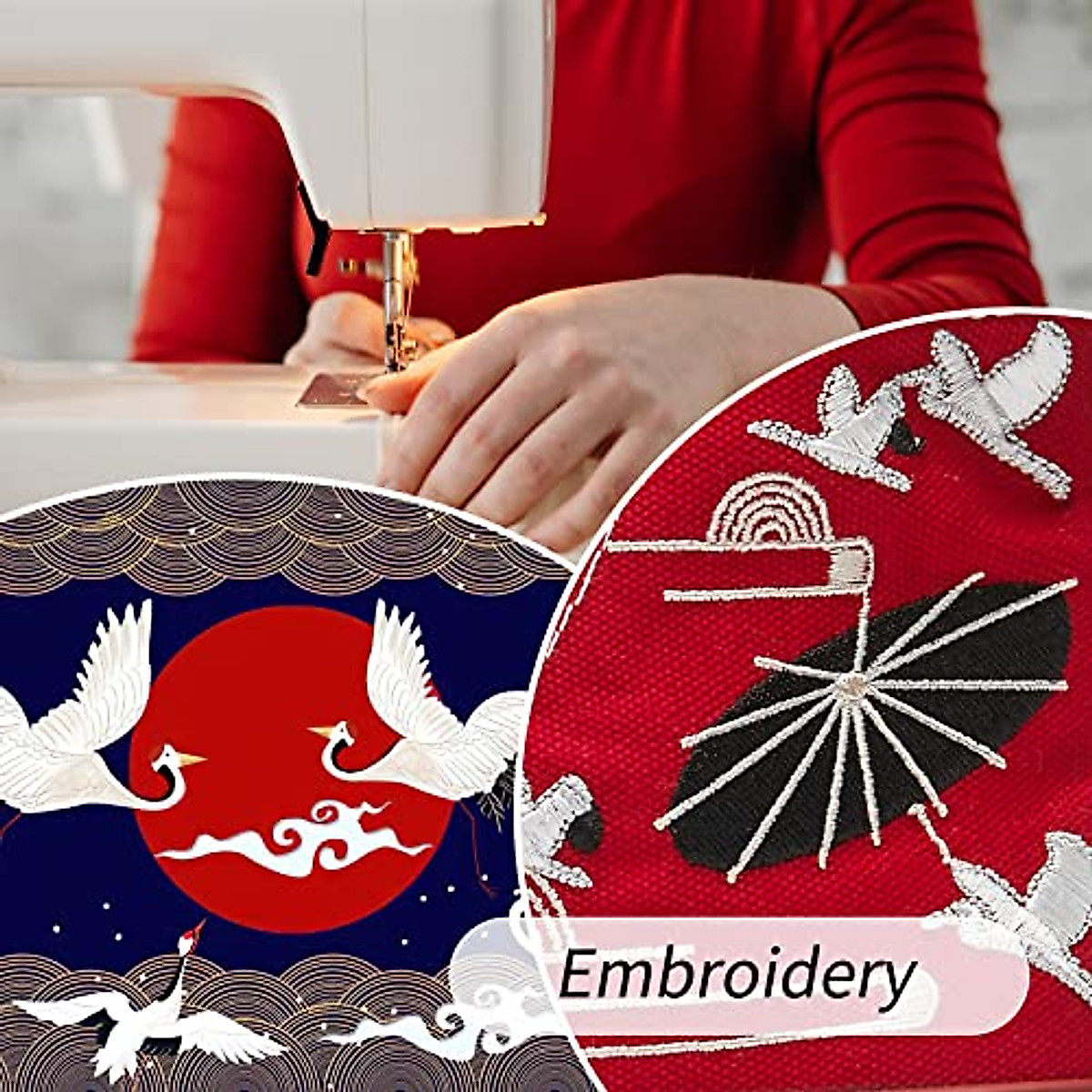 hash bubbie Women's High top Sneakers Classic High Tops Canvas Shoes for Women Lace up Tennis Shoes Fashion Canvas Sneakers Casual Shoes for Walking（ Red Embroidery.US9）