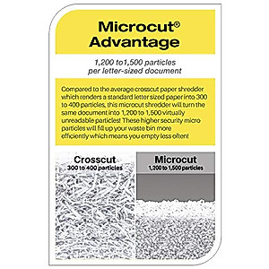 GoECOlife GMW103P Limited Edition 10-Sheet Limited Edition High Security Microcut Paper Shredder - White DIN Level P-4