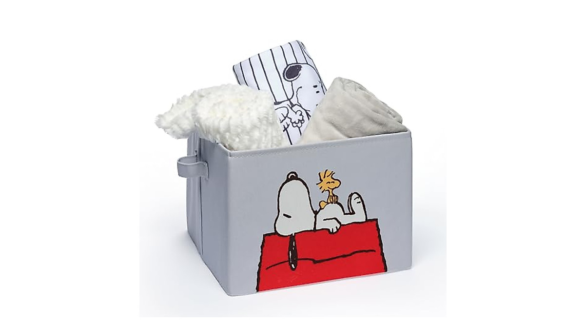 Snoopy Storage Bin - Cute & Collapsible Organizer