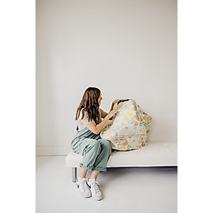 Copper Pearl Multi-Use Cover: Car Seat Covers, Nursing Cover, and Stroller Cover for Sun - Stretchy Fabric, All-Season Use, Stylish Designs, Easy Access for Moms - Rose