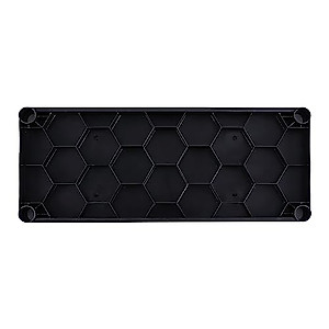 Iceberg Rough n Ready Open Storage System, Four-Shelf, Injection-Molded Polypropylene, 32w x 13d x 54h, Black