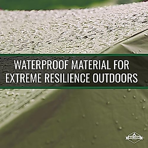 Hike Crew 12’ x 12’ Pop-Up Gazebo Screen Tent | Screened 6-Sided Instant Outdoor Canopy Shelter with Stakes, Ropes & Carry Bag for Camping, Sports & Picnic Table | UV Resistant SPF 50+