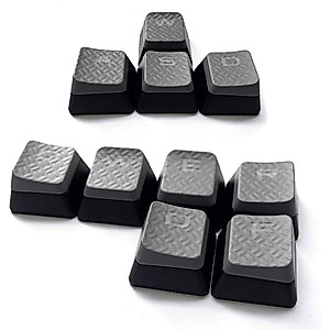 Boyuan Cherry MX Key Switch FPS Backlit Key Caps for Corsair Gaming Keyboards !(Gray)