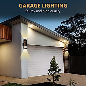 Housen Solutions Outdoor Light Fixture, IP65 Waterproof Exterior Lighting Fixtures, Oil Rubbed Bronze Aluminum Wall Mount Porch Lights, Outdoor Lights for House Garge