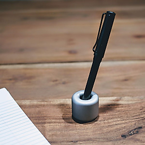 Mudai Aluminum Toothbrush Holder Stand, Pack of 2 (Matte Black)