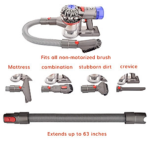 Fullclean Extension Hose and Crevice Tool Compatible with Dyson Gen 5 V15 V12 V11 V10 V7 V8 Absolute Detect Torque Drive Cyclone Cordless Handheld Vacuum Cleaner