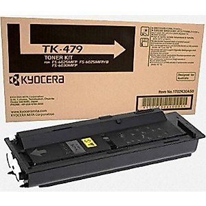 Kyocera 1T02K30CS0 Model TK-479 Black Toner Cartridge For use with Kyocera FS-6030MFP, FS-6025MFP, FS-6525MFP, FS-6030MFP, FS-6530MFP and Copystar CS-255, CS-305, CS-6525, CS-6530 Laser Printers