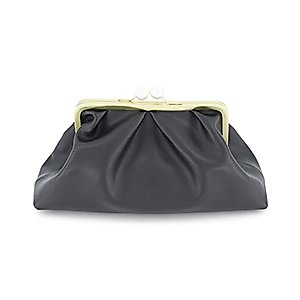 ZAC Zac Posen Lacey Soft Frame Clutch, Black