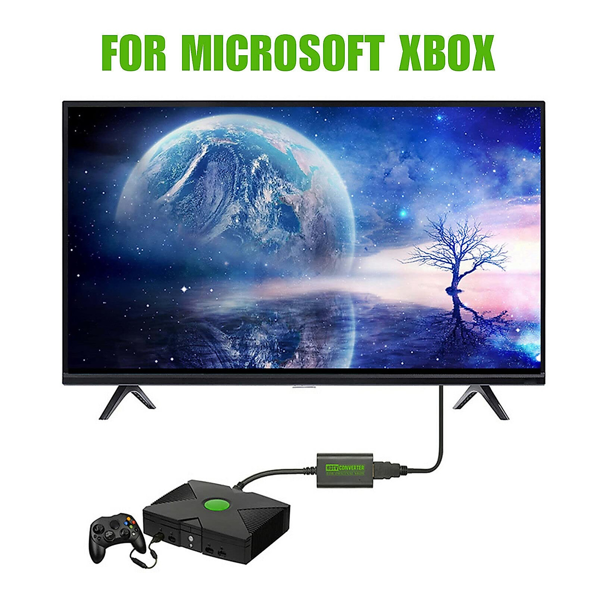 HDMI Converter for Original Xbox HDMI Adapter Cable for Microsoft Xbox Retro Video Game Console